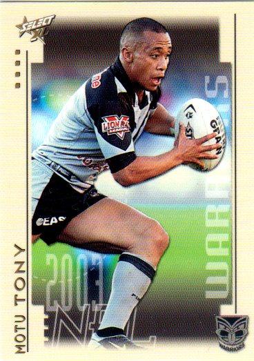 2003 XL Common #168 Motu Tony Warriors | Diggaz Trading Cards