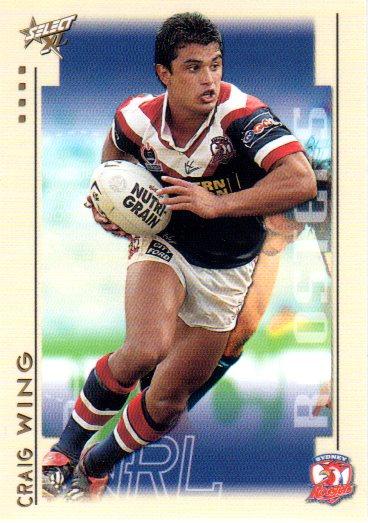 2003 XL Common #158 Craig Wing Roosters | Diggaz Trading Cards