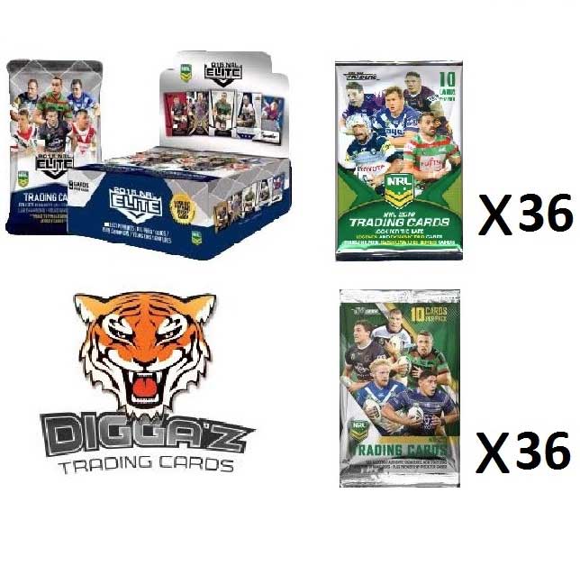 NRL Break #108 – Elite + Traders Packs – RANDOM TEAM | Diggaz Trading Cards