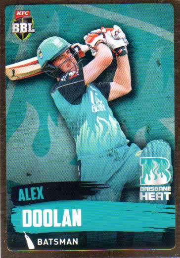 2015/16 CA & BBL Cricket Gold Parallel #PS80 Alex Doolan Heat | Diggaz ...