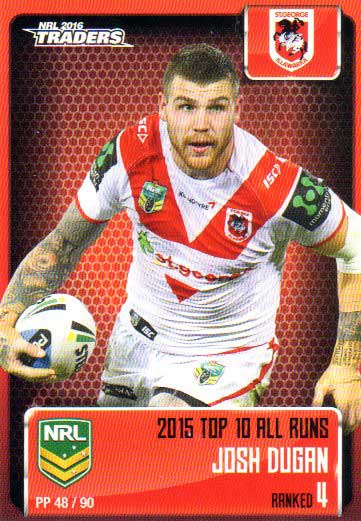 2016 NRL Traders Pieces of the Puzzle PP48 Josh Dugan Dragons | Diggaz ...