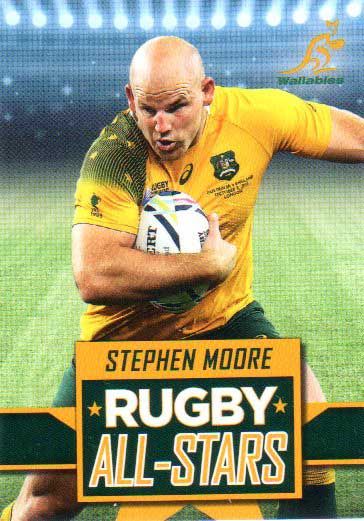 2016 Rugby All-Stars #RAS2 Stephen Moore Wallabies | Diggaz Trading Cards