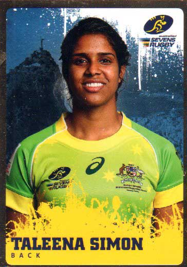 2016 Rugby Gold Parallel #94 Taleena Simon Women’s Sevens | Diggaz ...