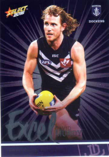 2016 AFL Footy Stars Excel Parallel #EP71 David Mundy Dockers | Diggaz ...