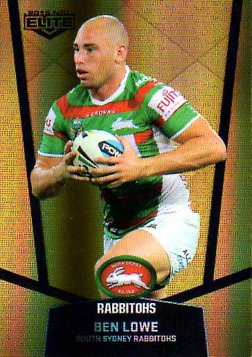 2015 NRL Elite Gold Parallel #PS104 Ben Lowe Rabbitohs | Diggaz Trading ...
