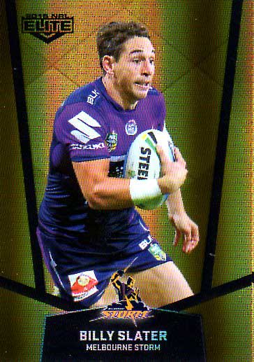 2015 NRL Elite Gold Parallel #PS062 Billy Slater Storm | Diggaz Trading ...