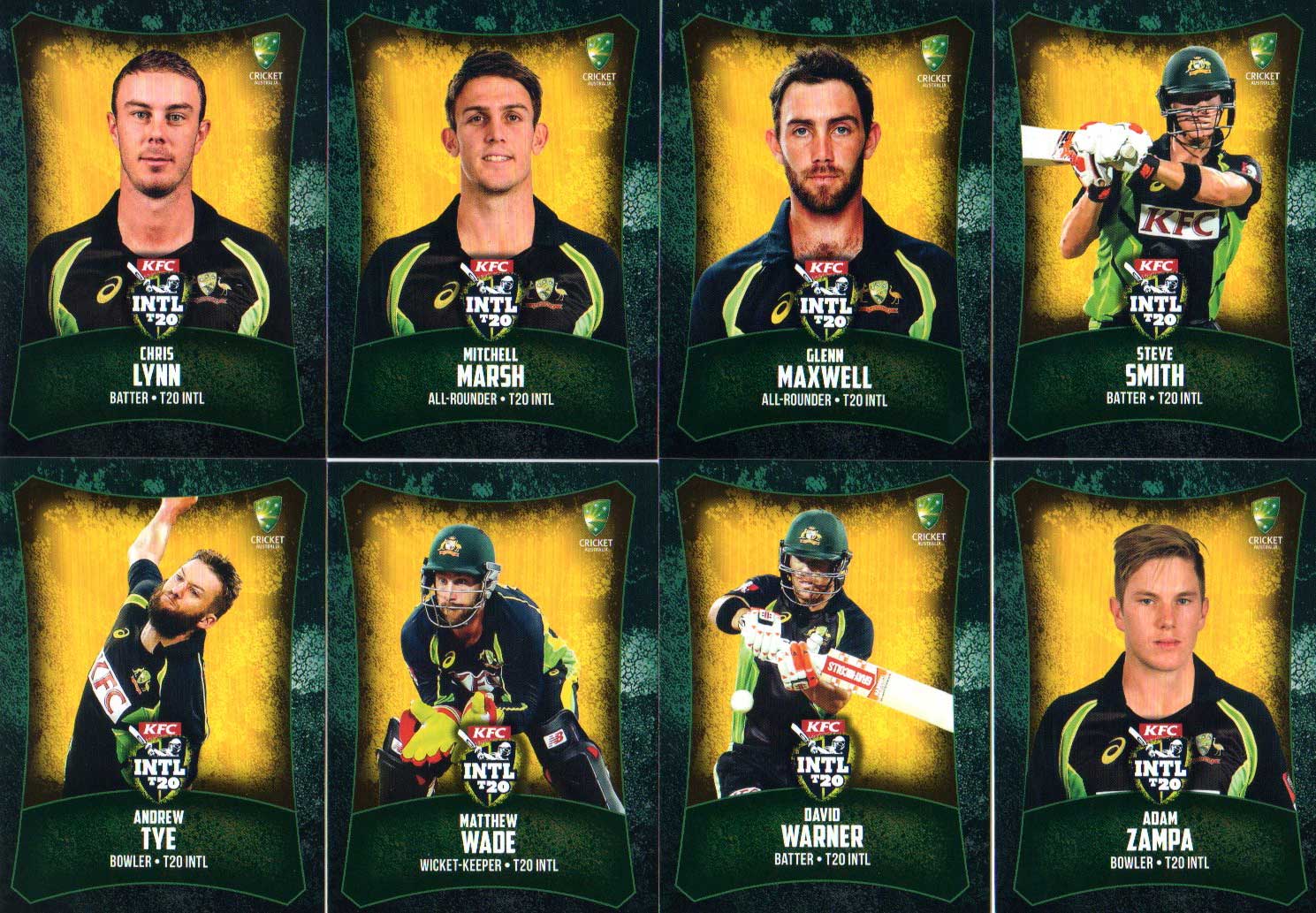2016/17 CA & BBL Cricket 16-Card Team Set Australian T20 Team | Diggaz ...