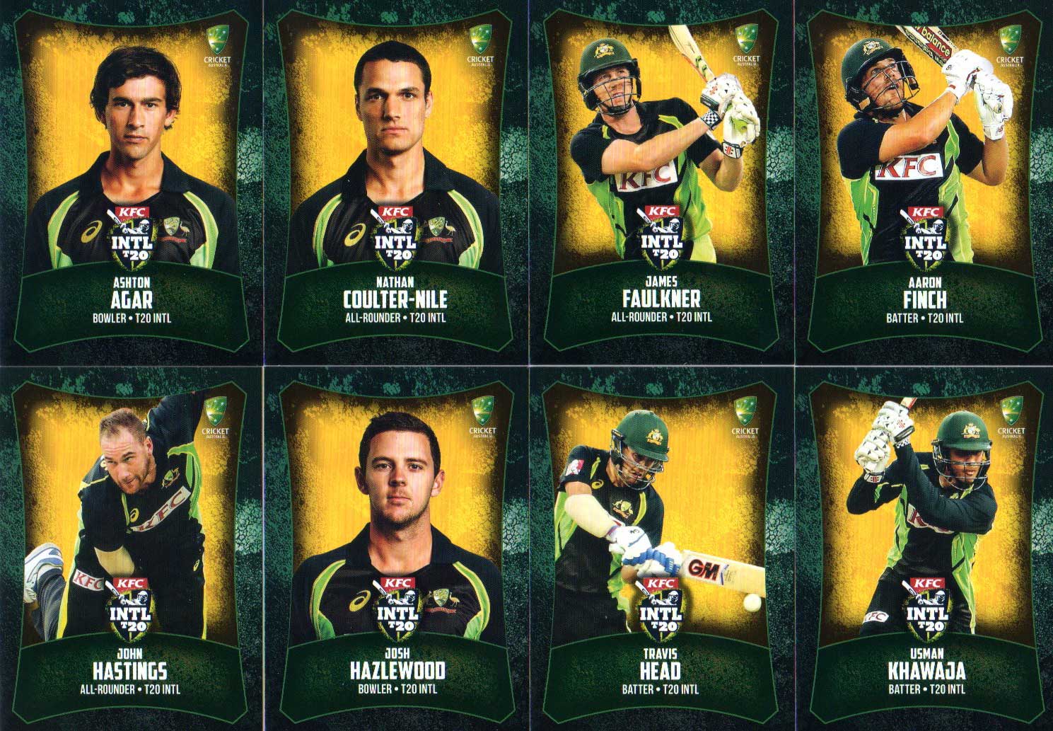 2016/17 CA & BBL Cricket 16-Card Team Set Australian T20 Team | Diggaz ...