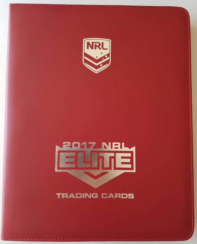 2017 ESP NRL Elite Official Album / Folder | Diggaz Trading Cards
