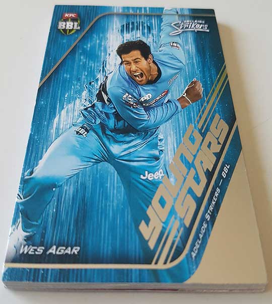 2017/18 BBL Big Bash Cricket Young Stars Complete 8-Card Insert Set ...
