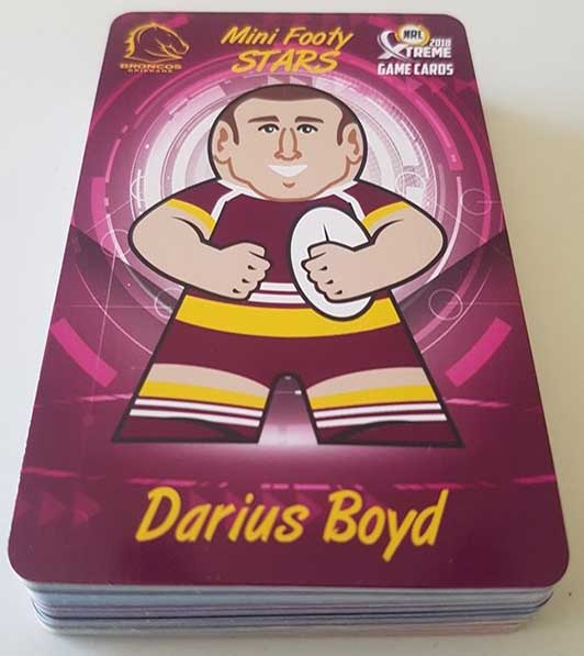 2018 NRL Xtreme Complete 32-Card Mini Footy Stars Insert Set | Diggaz ...