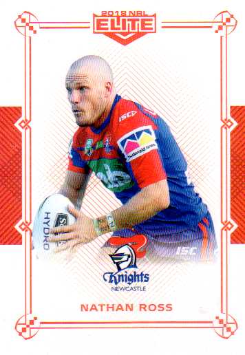 2018 NRL Elite Mojo Ruby MR071 Nathan Ross Knights #7/40 | Diggaz ...