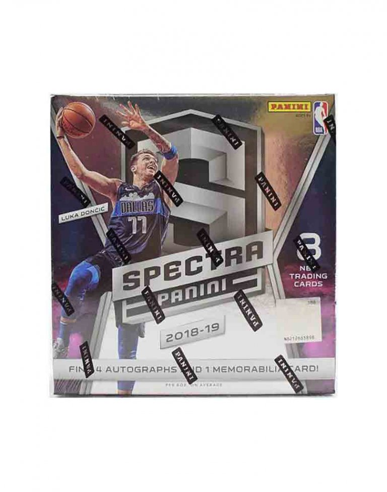2018-19 Panini NBA Basketball Spectra Hobby Box | Diggaz Trading Cards