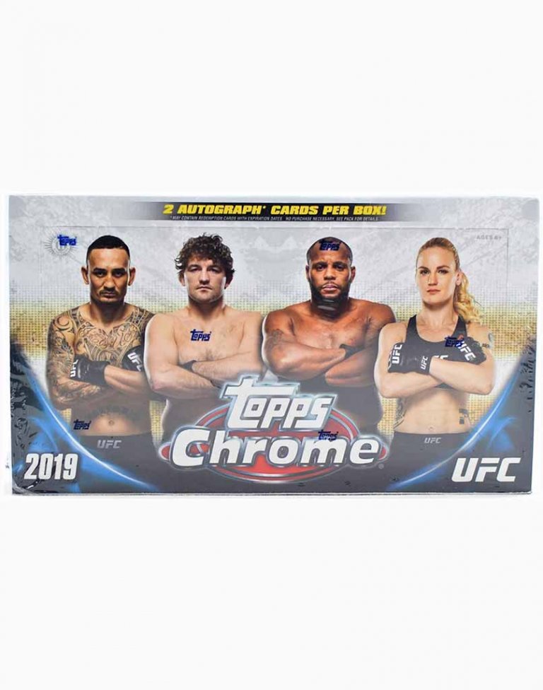 2019 Topps UFC Chrome Hobby Box | Diggaz Trading Cards