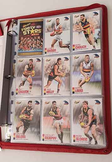 2020 AFL Footy Stars Folder / Album with Complete 223-Card Base Common ...