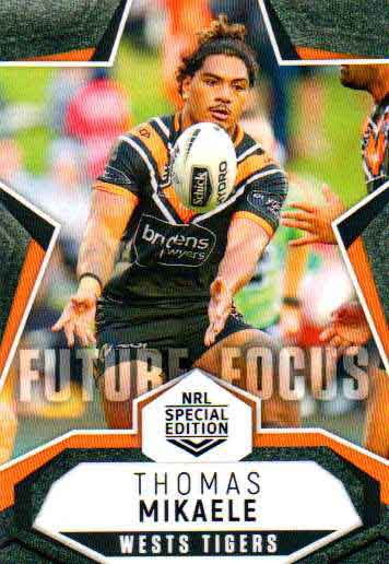 2020 NRL Traders Future Focus FF16 Thomas Mikaele Tigers #/63 | Diggaz ...