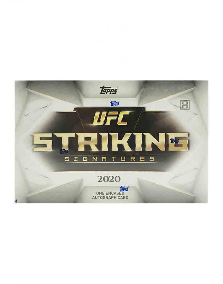 2020 Topps UFC Striking Signatures Hobby Box | Diggaz Trading Cards