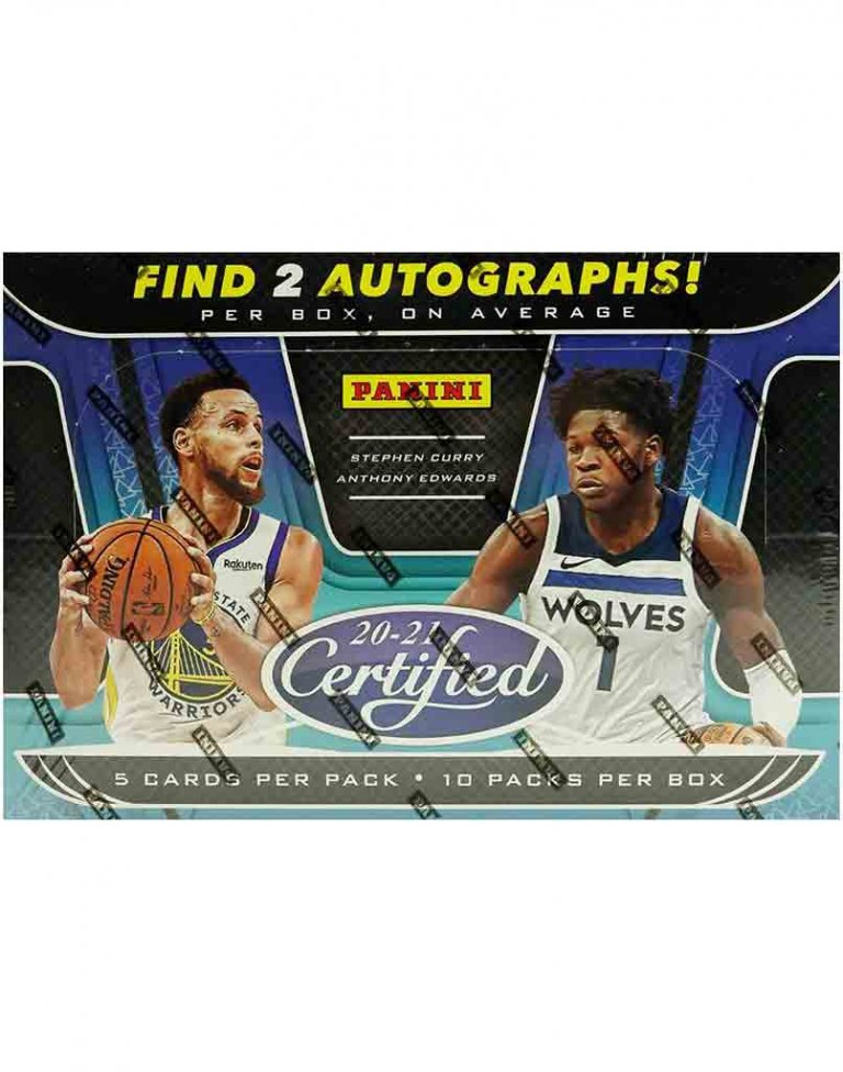 2020-21 Panini NBA Basketball Certified Hobby Box | Diggaz Trading Cards