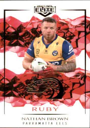 2021 NRL Elite Mojo Ruby MR084 Nathan Brown Eels | Diggaz Trading Cards