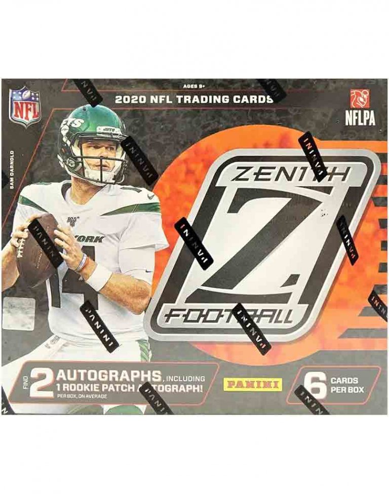 2020 Panini NFL Football Zenith Hobby Box | Diggaz Trading Cards