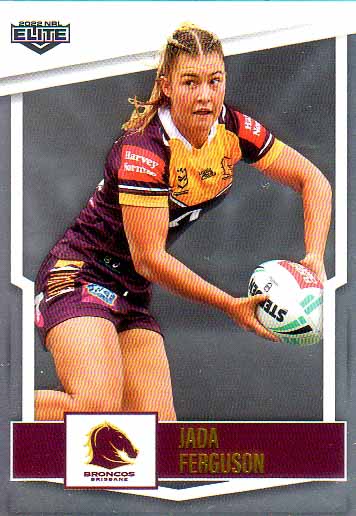 2022 NRL Elite NRLW07 Jada Ferguson Broncos | Diggaz Trading Cards