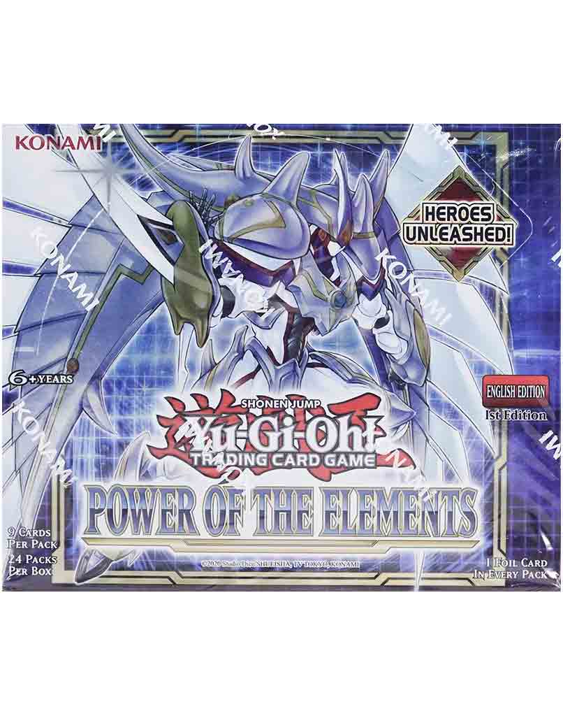 Yu-Gi-Oh! TCG Power of the Elements 1st Ed Booster Box | Diggaz Trading Cards