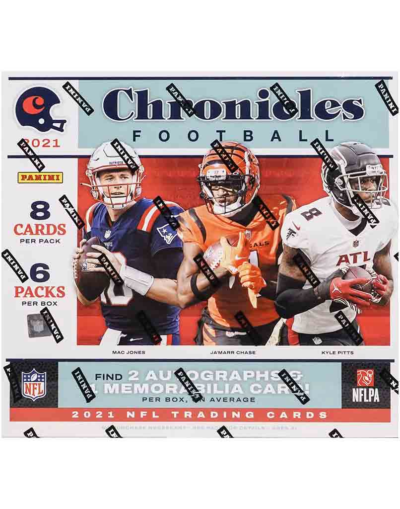 2021 Panini NFL Football Chronicles Hobby Box | Diggaz Trading Cards