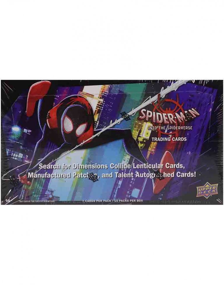 2022 Upper Deck Marvel Spider-Man Into the Spider-verse Hobby Box ...
