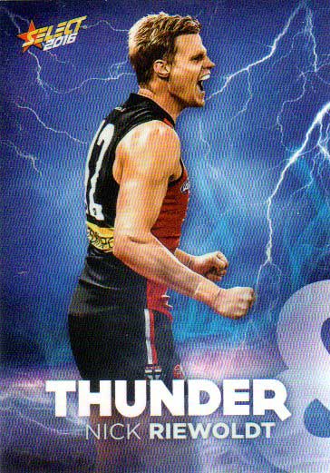 2016 AFL Footy Stars Thunder & Lightning #TL29 Nick Riewoldt Saints ...
