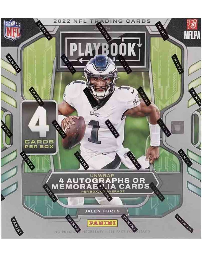 2022 Panini NFL Football Playbook Hobby Box | Diggaz Trading Cards