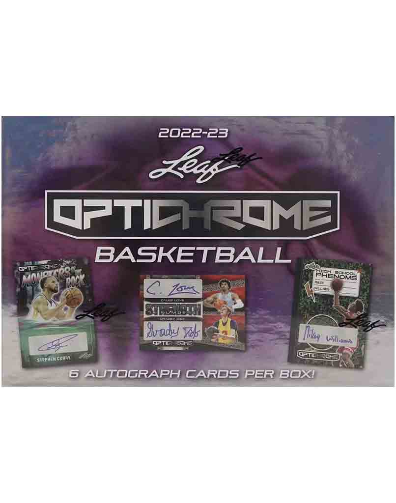 2022-23 Leaf Optichrome Basketball Hobby Box | Diggaz Trading Cards