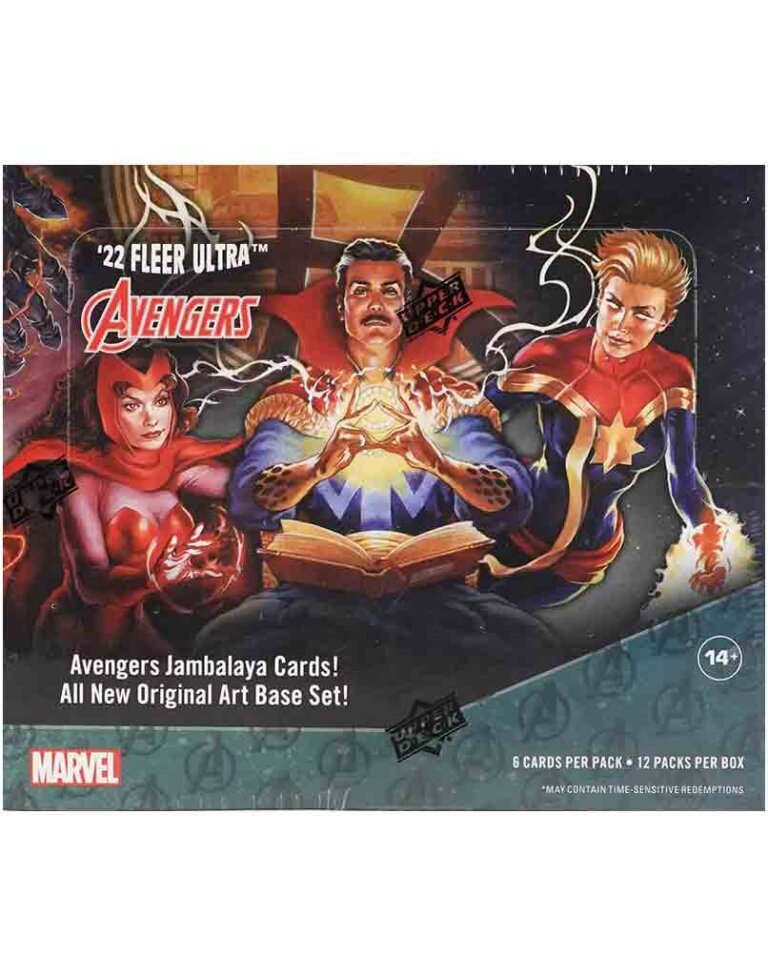 2022 Upper Deck Marvel Fleer Ultra Avengers Hobby Box | Diggaz Trading Cards