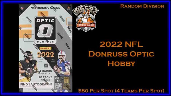NFL Break #46 – 2022 Optic Hobby – Random Division – 4 Teams Per Spot ...