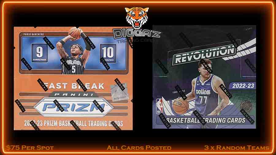 NBA Break #147 – Prizm Fast Break and Revo – Random Team – 3 Teams per ...