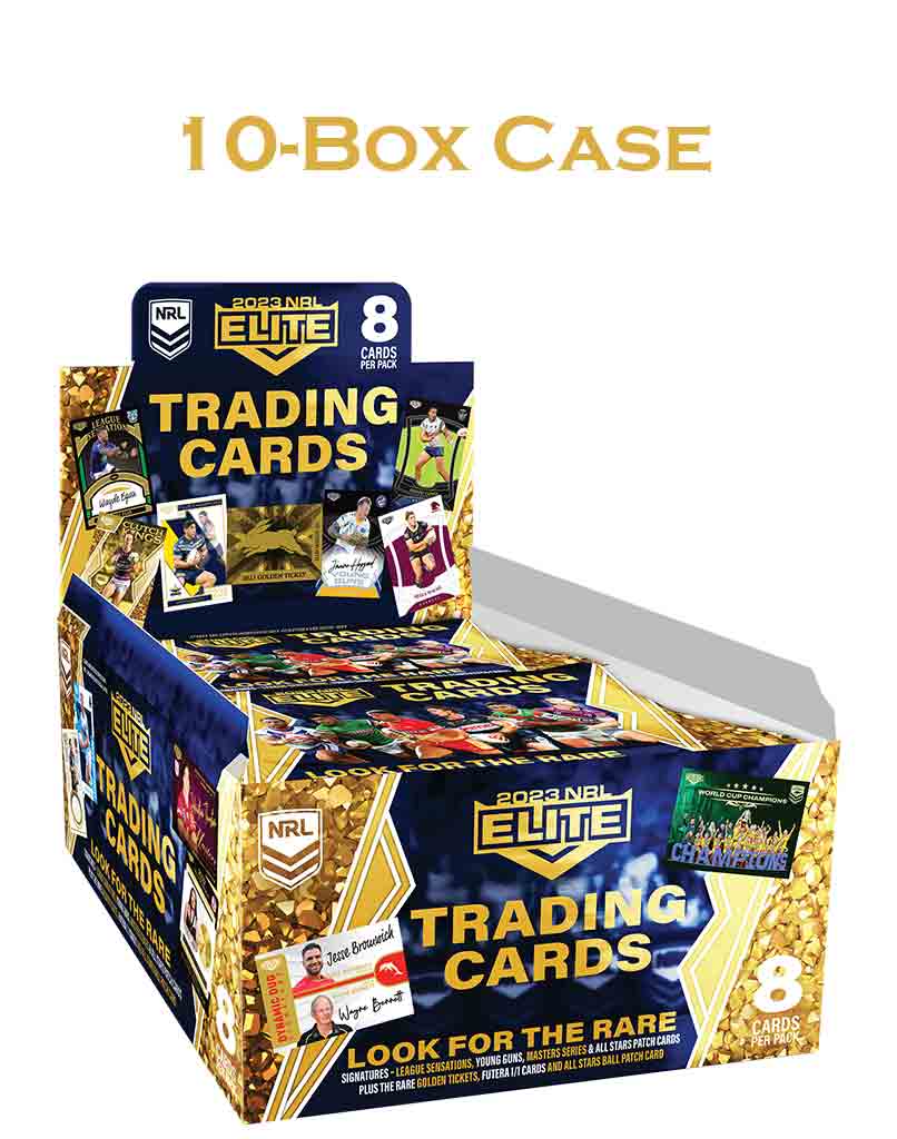 2023 TLA NRL Elite Trading Cards 10-Box Sealed Case | Diggaz Trading Cards