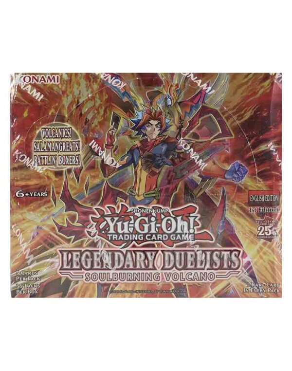 Yu-Gi-Oh! TCG Legendary Duelists Soulburning Volcano 1st Ed Booster Box ...