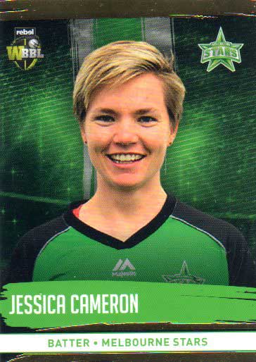 2016/17 CA & BBL Cricket Gold Parallel #147 Jessica Cameron Melbourne ...