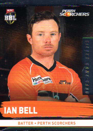 2016/17 CA & BBL Cricket Silver Parallel #153 Ian Bell Perth Scorchers ...