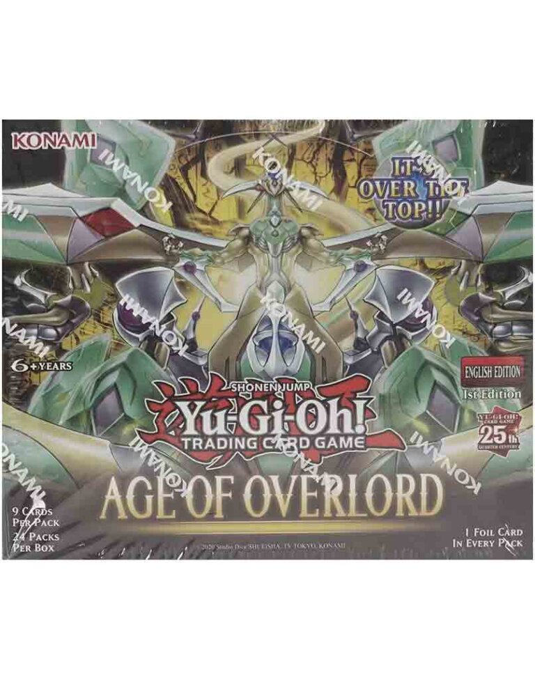 Yu-Gi-Oh! TCG Age of Overlord 1st Ed Booster Box | Diggaz Trading Cards