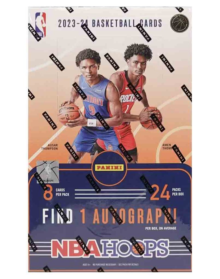2023-24 Panini NBA Basketball Hoops Hobby Box | Diggaz Trading Cards