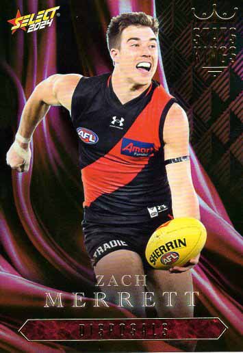 2024 AFL Footy Stars Stats Kings SK21 Zach Merrett Bombers | Diggaz ...