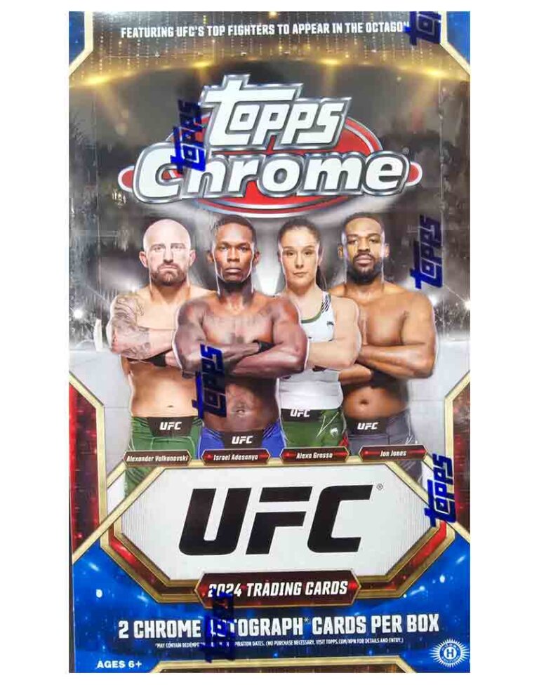 2024 Topps UFC Chrome Hobby Box | Diggaz Trading Cards
