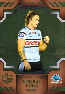 2024 NRL Rivalry Bronze Special B04 Nicholas Hynes Sharks | Diggaz ...
