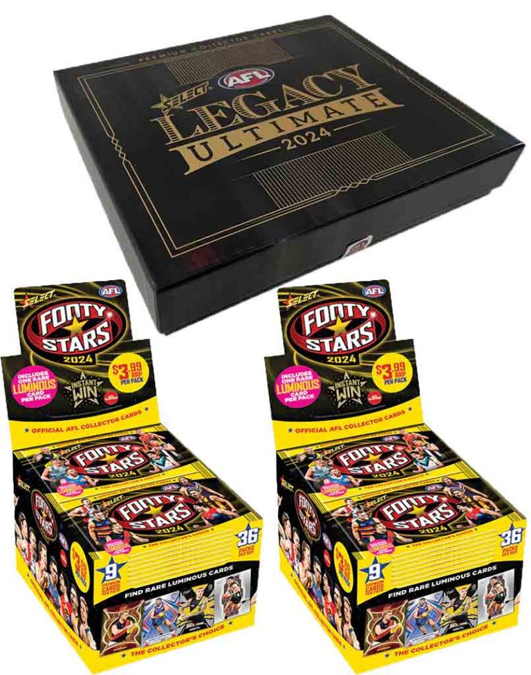 2024 Select AFL Legacy Ultimate and Footy Stars Box Combo | Diggaz ...