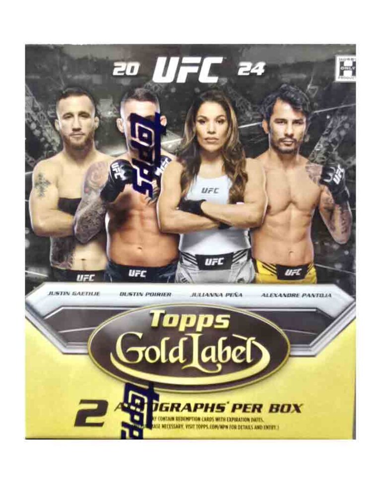 2024 Topps UFC Gold Label Hobby Box | Diggaz Trading Cards