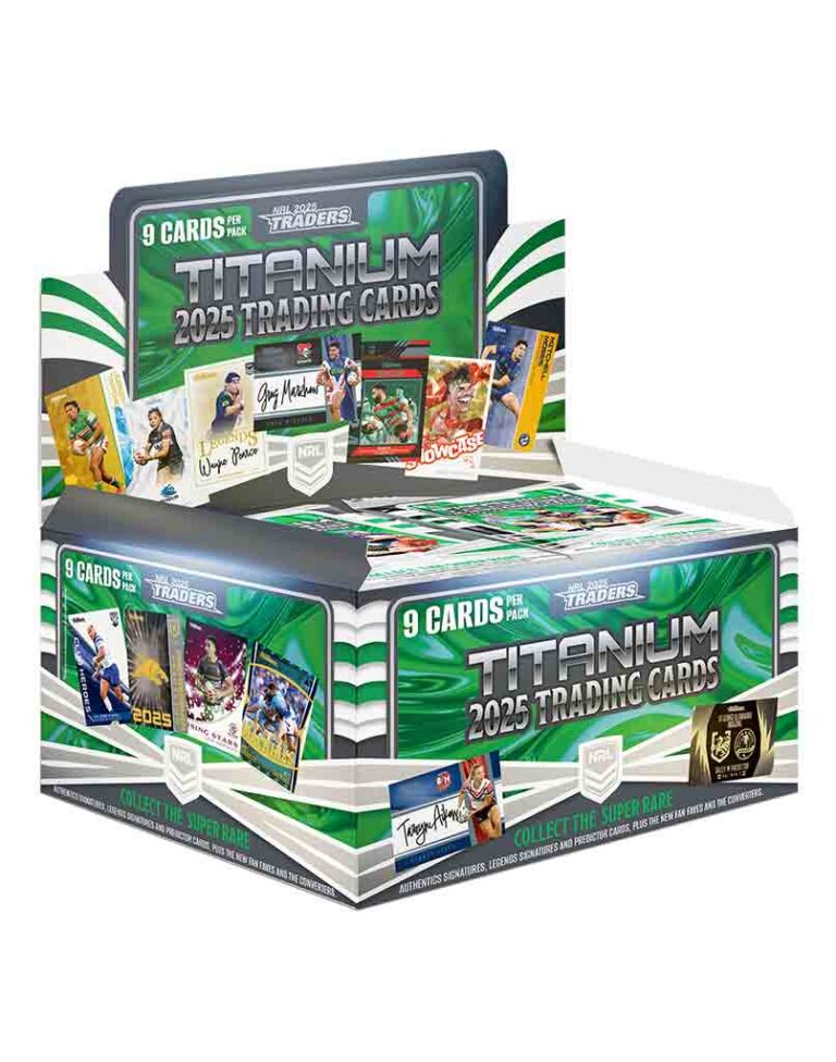 2025 TLA NRL Traders Titanium Sealed Trading Card Box | Diggaz Trading ...