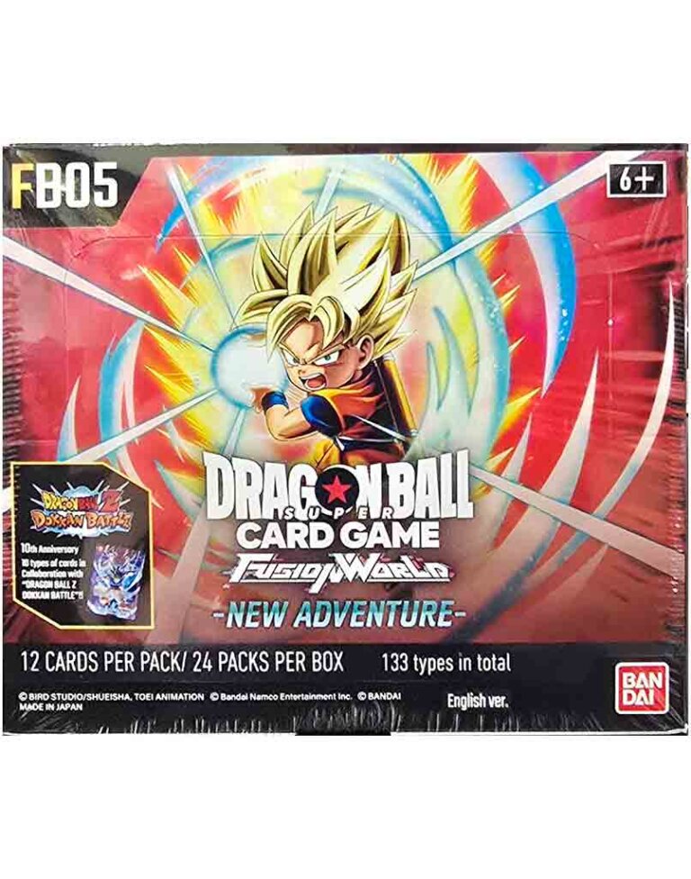 Dragon Ball Super Fusion World FB05 New Adventure Booster Box | Diggaz Trading Cards