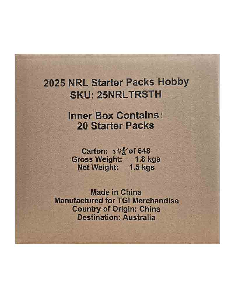 2025 TLA NRL Traders HOBBY 20-Box Starter Pack Case | Diggaz Trading Cards