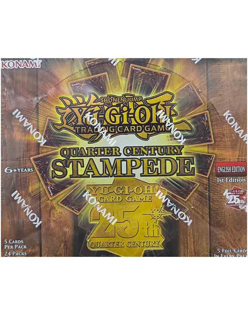 Yu-Gi-Oh! TCG Quarter Century Stampede 1st Ed Booster Box | Diggaz Trading Cards