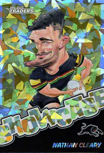 2025 NRL Traders Showcase Caricatures Gold SG13 Nathan Cleary Panthers ...